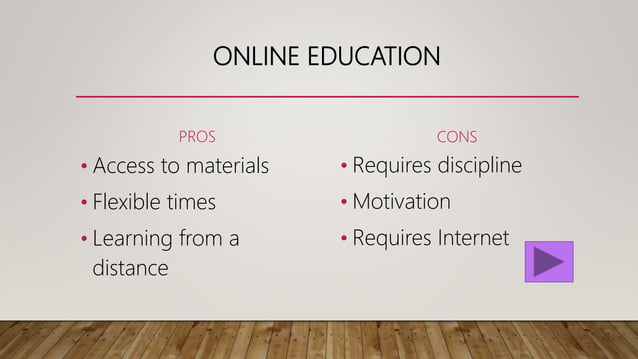 Online Learning vs. Classroom Learning | PPTX