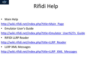 Presentation 4 rifidi emulator lab | PPT