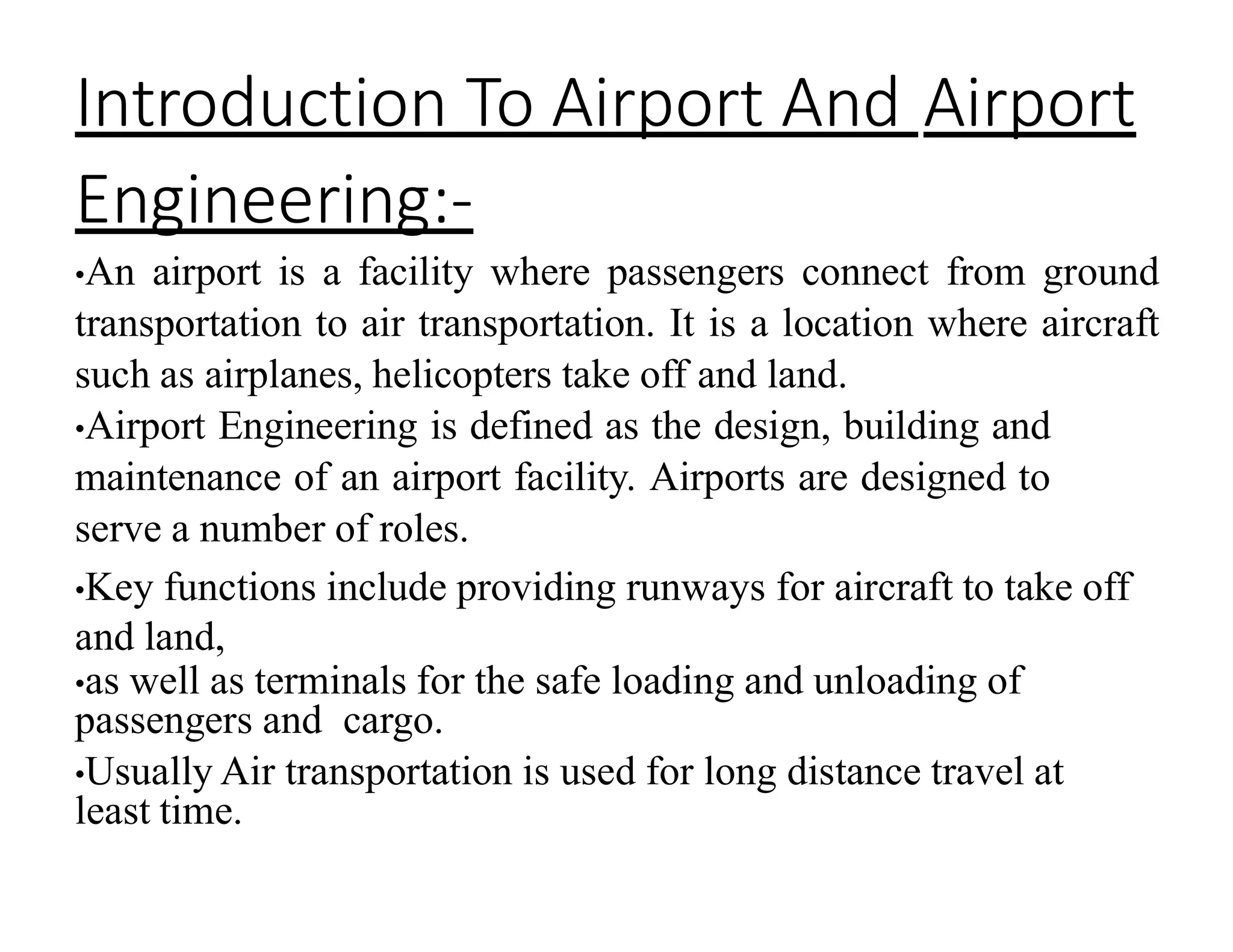 transportation engineering module 4th pptx | PDF