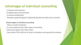 Counseling and advising | PPTX