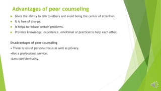 Counseling and advising | PPTX