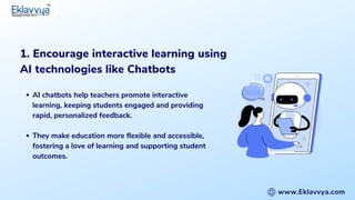 4 Ways Teachers can Use AI for Better Student Engagement | PDF