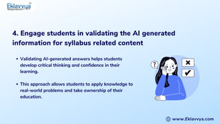 4 Ways Teachers can Use AI for Better Student Engagement | PDF