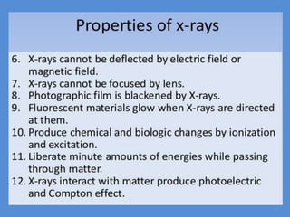 Presentation4, x ray physics | PPTX