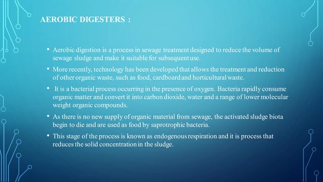 Aerobic and anaerobic digesters | PDF | Digestive Disorders | Diseases and Conditions