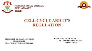 Cell cycle and its Regulation Presentation PPT. | PPT