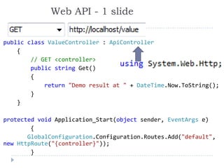 ASP.NET Web API | PPTX