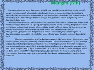 kimia-periode 3 dan unsur transisi periode 4 | PPTX