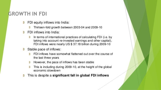 FDI POLICY FRAME WORK IN INDIA