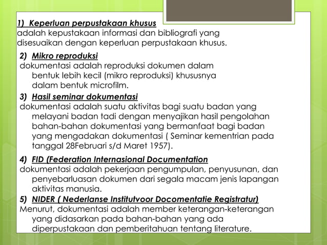 Materi Dokumen & Dokumentasi | PPTX