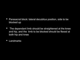 sacral plexus block | PPTX