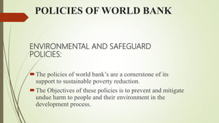 World Bank and its Working and involvement globally | PPTX