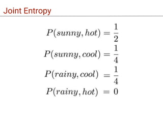 Unit 3: Joint, Conditional, Mutual Information, & a Case Study | PPT