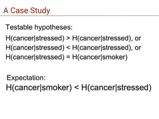 Unit 3: Joint, Conditional, Mutual Information, & a Case Study | PPT
