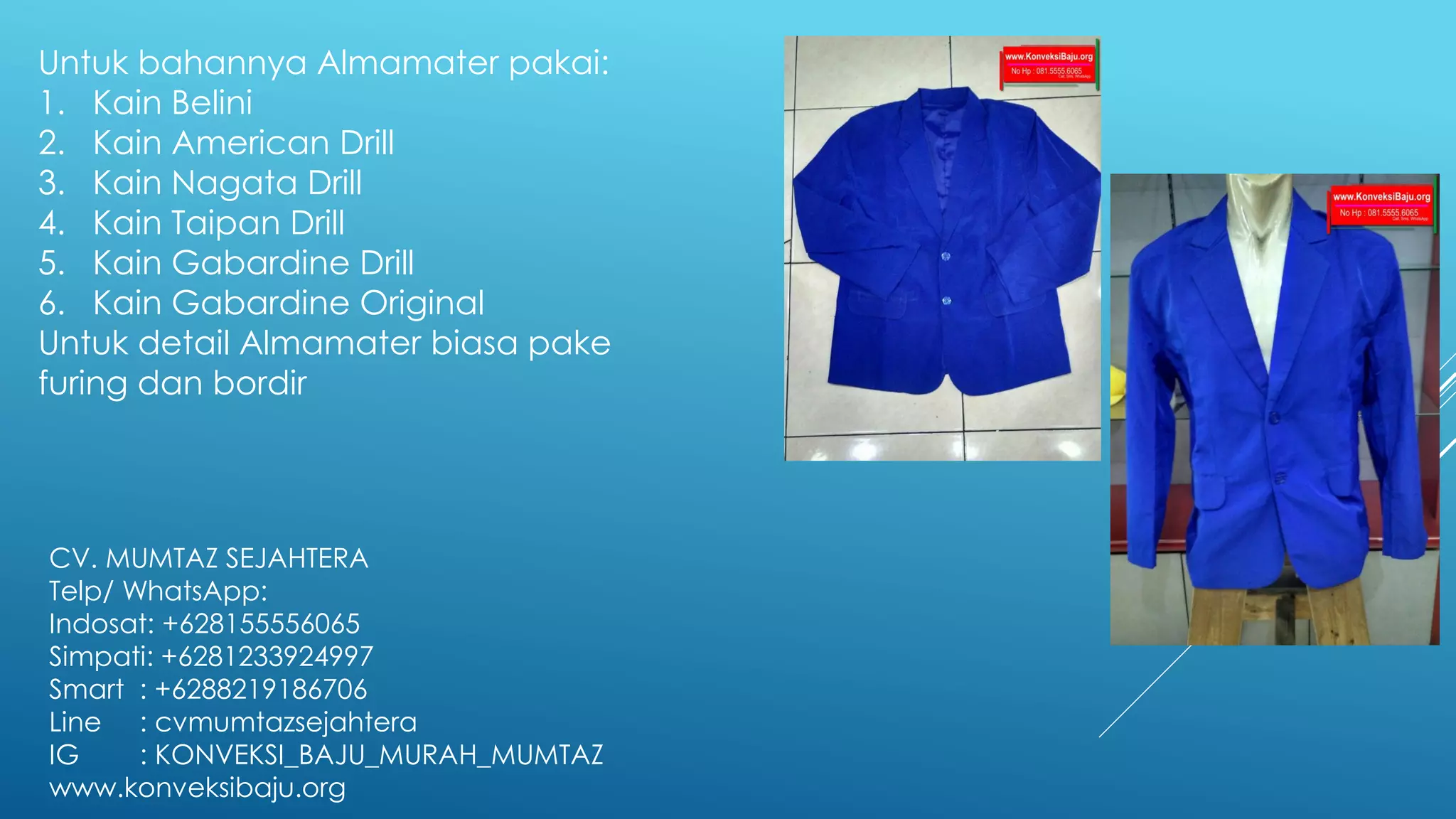 Model Almamater Modern, Almamater Osis Smk, Harga Baju Almamater Osis, CP 0852 8002 8980 | PPT