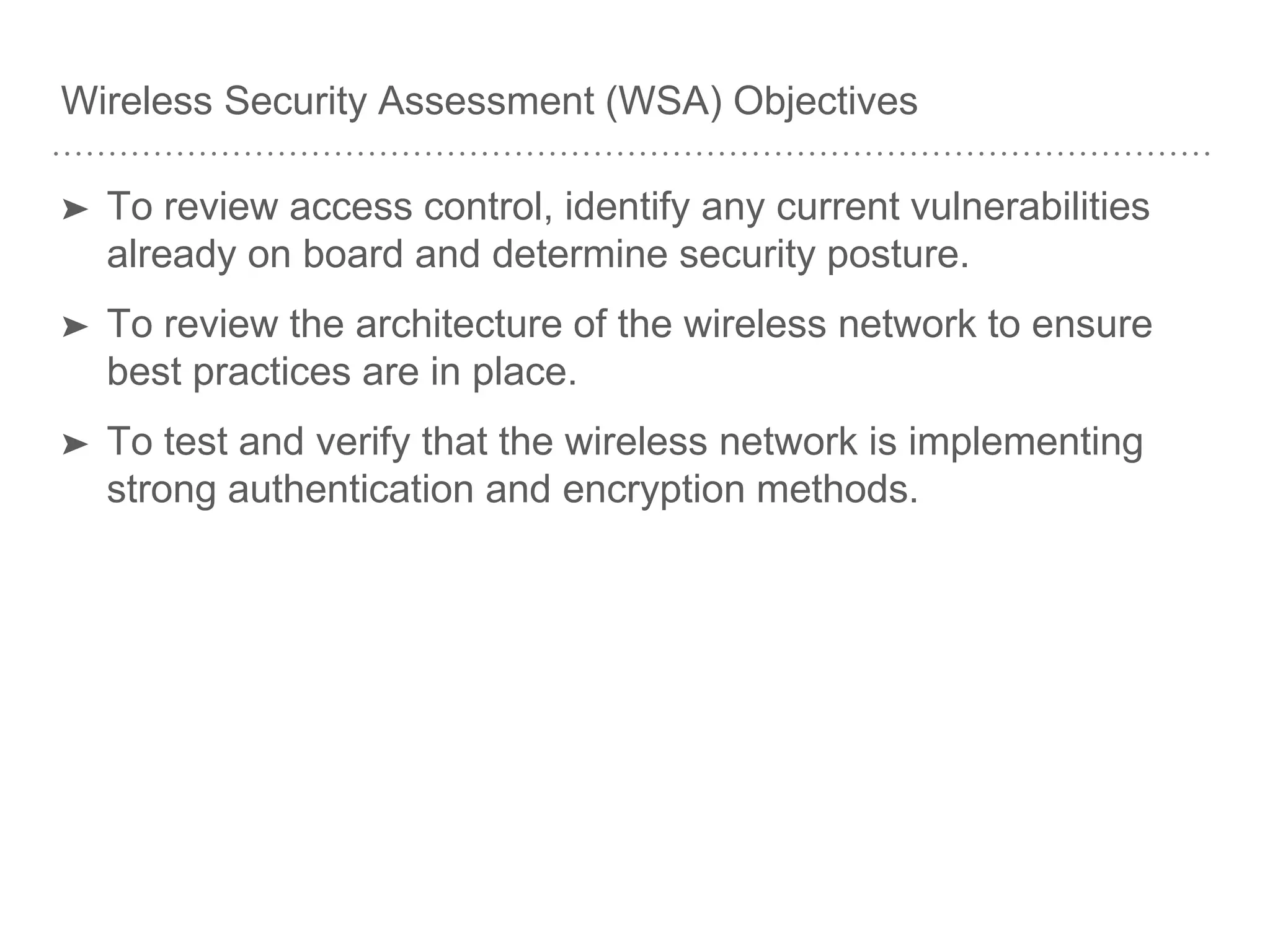 Wireless Penetration Test Strategies: Part 1 | PPT