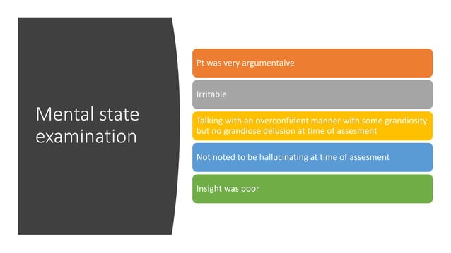 clinical case presentation -bipolar disorder | PPTX