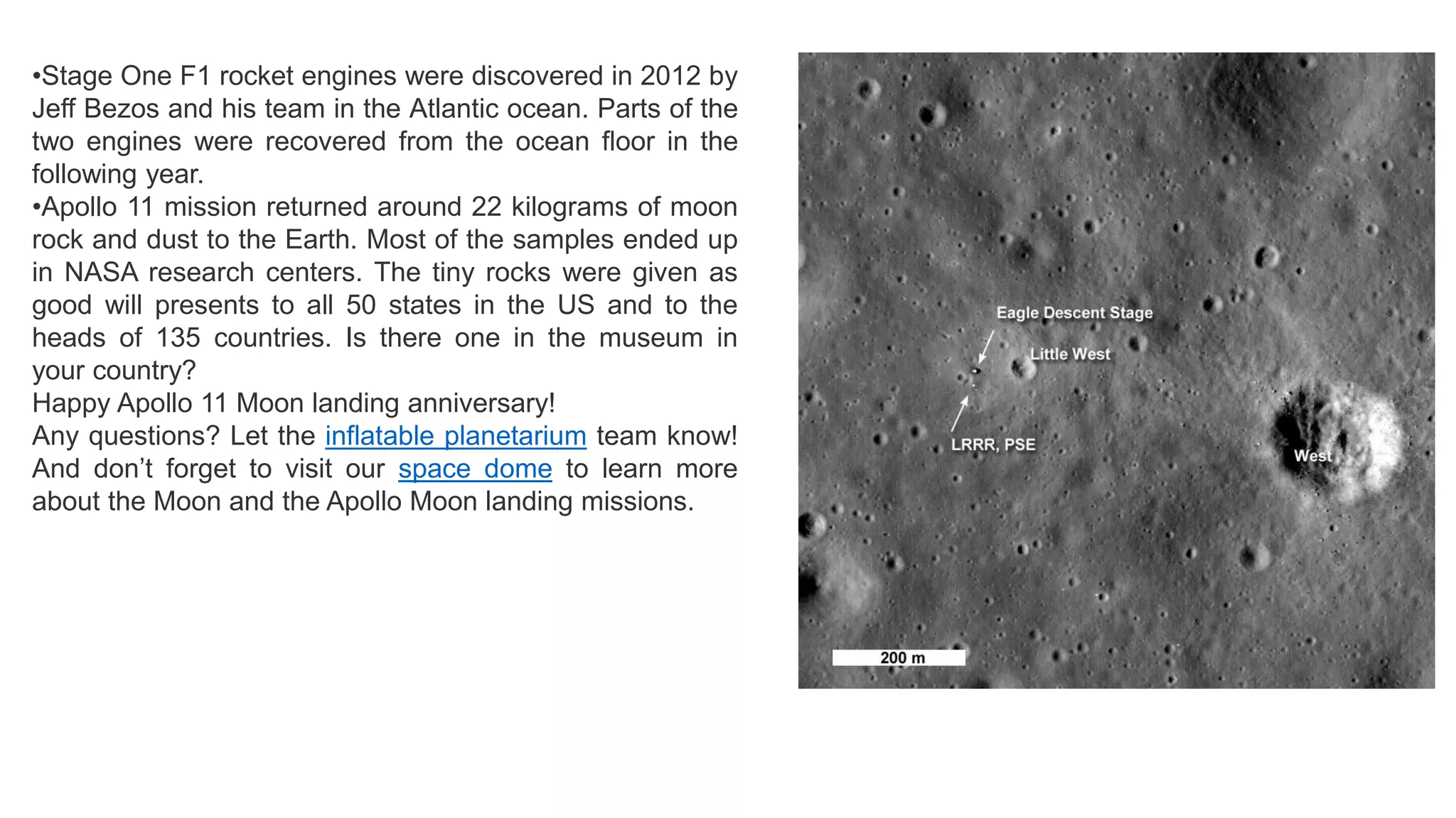 Celebrating the 49th anniversary of the Apollo 11 Moon landing | PPT