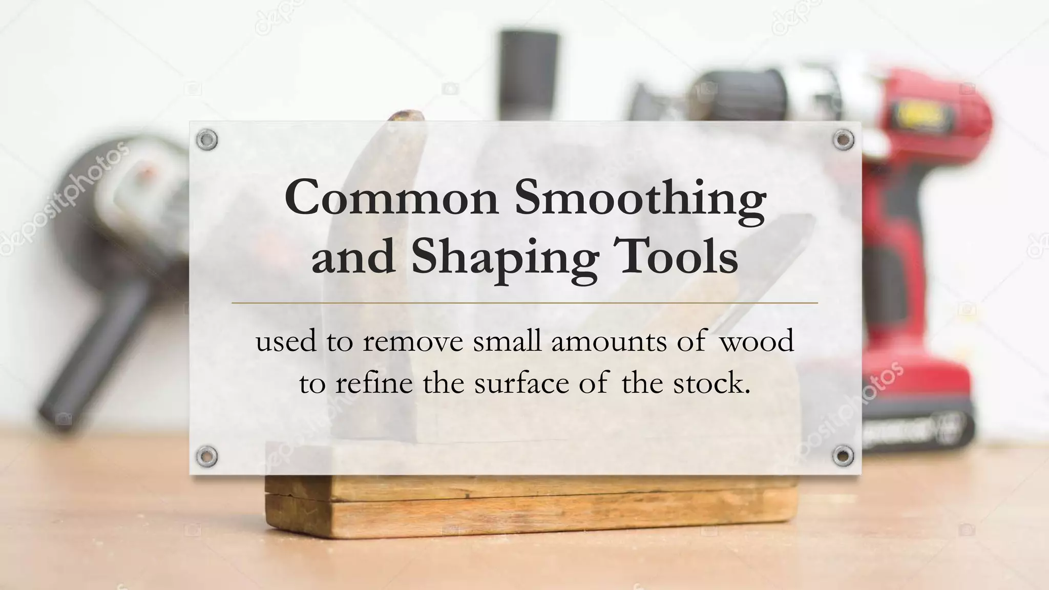 TOOLS AND EQUIPMENT FOR WOOD, METAL, AND BAMBOO CRAFT | PPTX