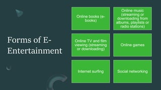 E-Entertainment | PPTX