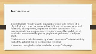Polygraph Instrument | PPTX | Heart and Cardiovascular Diseases ...