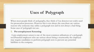 Polygraph Instrument | PPTX | Heart and Cardiovascular Diseases ...