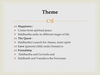 Siddhartha by Herman Hesse | PPTX