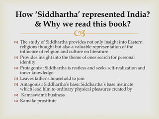 Siddhartha by Herman Hesse | PPTX | Buddhism | Religion & Spirituality