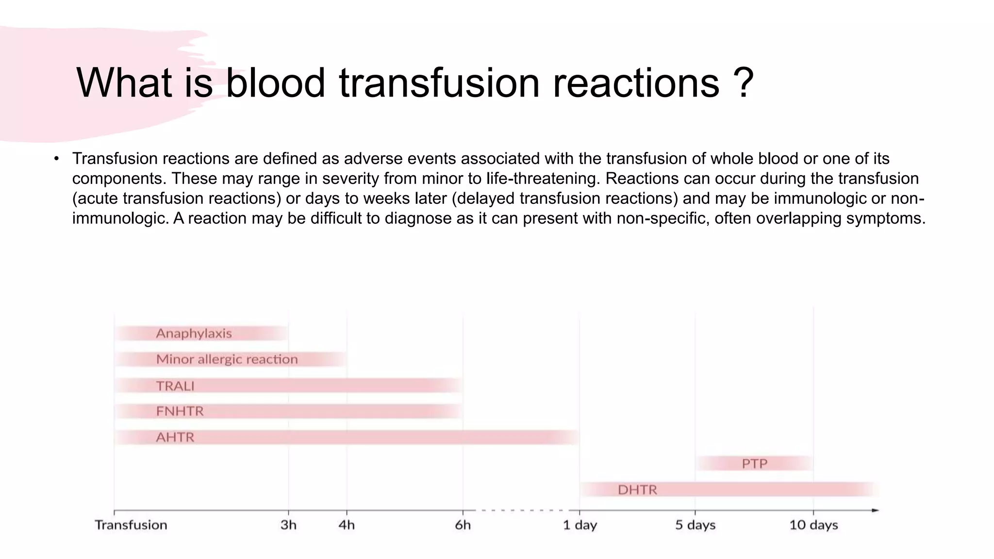 Blood transfusion reactions | PPT