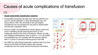 Blood transfusion reactions | PPTX