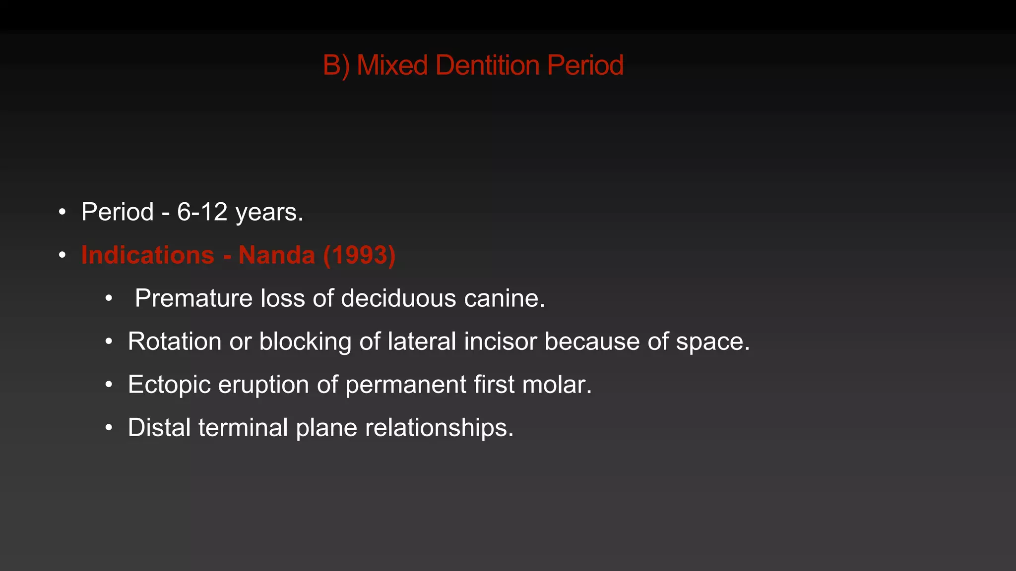 MODEL ANALYSIS : MIXED DENTITION | PPTX