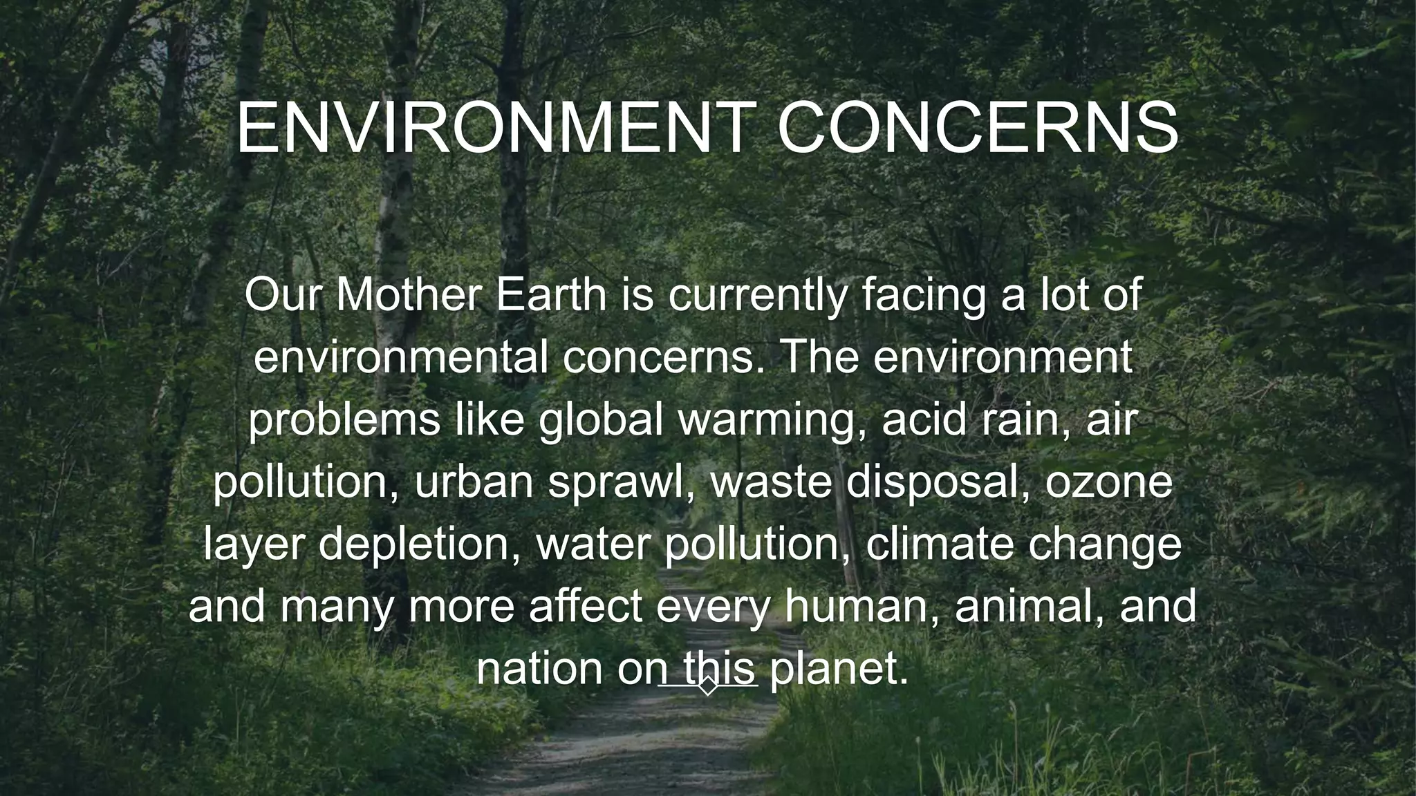 ENVIRONMENTAL CONCERNS | PPTX