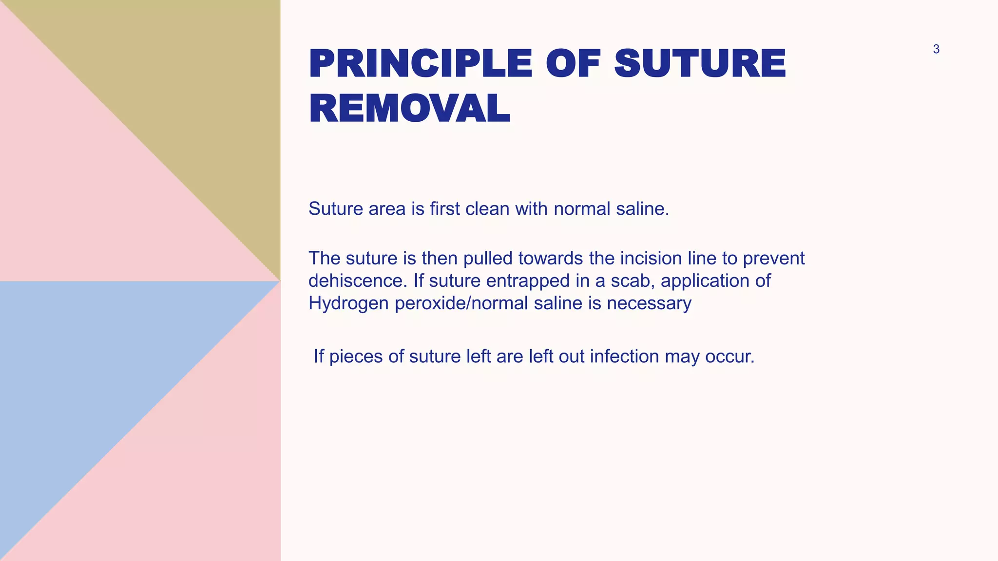 Suture Removal-Stitch Out Protocol | PPT