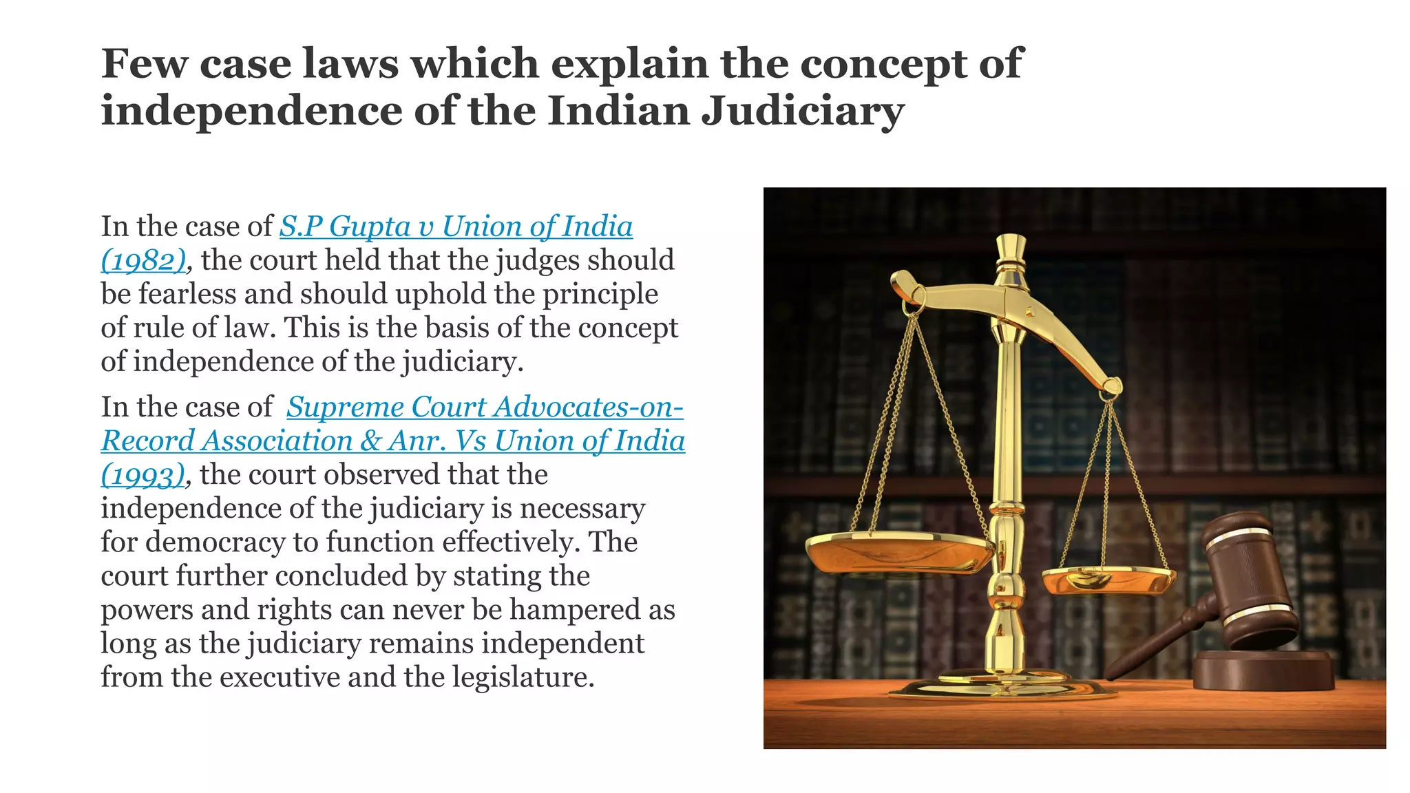 Independent judiciary | PDF