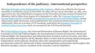 Independent judiciary | PPT