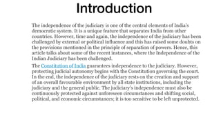 Independent judiciary | PPT