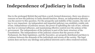 Independent judiciary | PPT