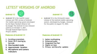 presentation about Android | PPT
