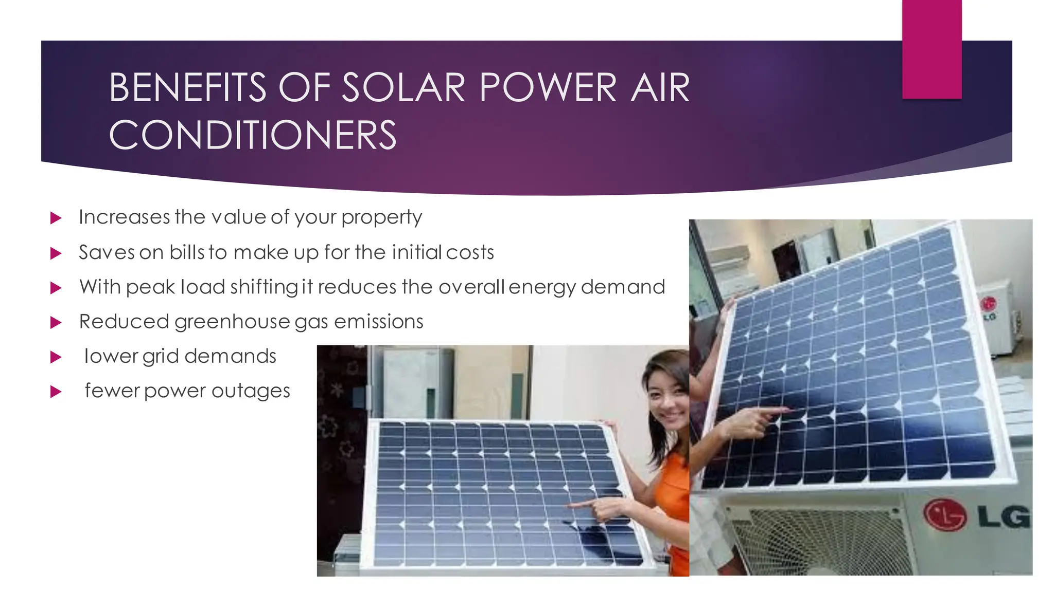 solar power air conditioners | PDF