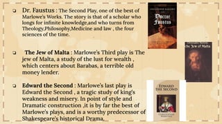 Christopher Marlowe's Contribution to English Drama | PDF