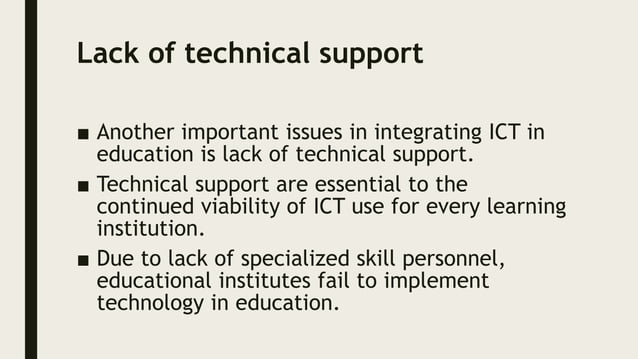 ICT role in 21st century education and it's challenges. | PPT