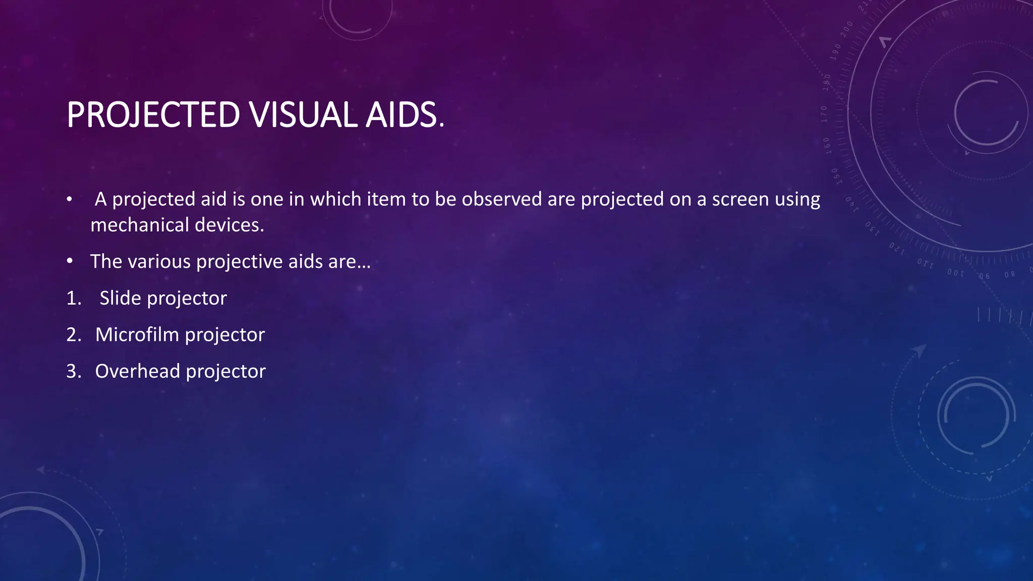 Presentation on audio visual aids, their introduction. their types. | PPT