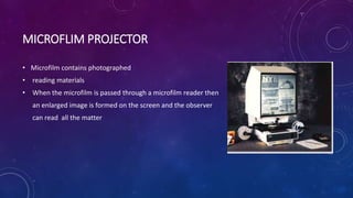 Presentation on audio visual aids, their introduction. their types. | PPT