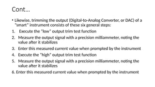 presentation calibration presentation calibration | PPT