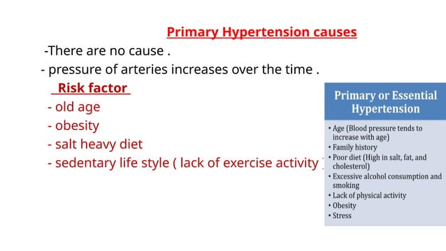 Hypertension and stages of hypertension | PPTX