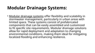 The Future of Rainwater Management | Innovative Storm Drains | PPTX