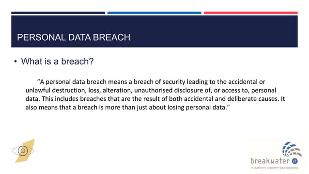 GDPR Presentation slides | PPTX | Computing | Technology & Computing