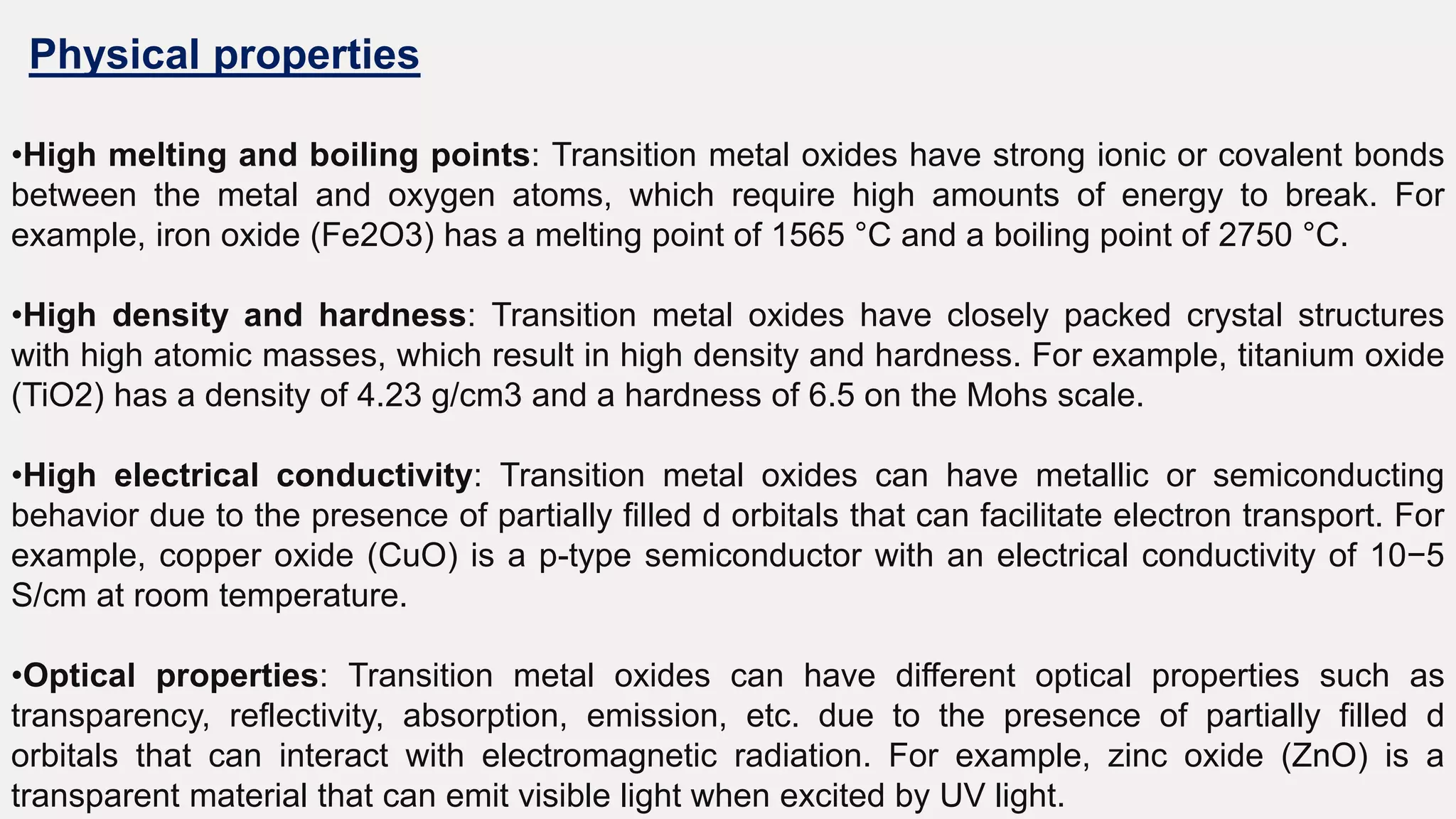 Transition Metal Nitrides(TMNs), Transition Metal Oxides, Transition ...