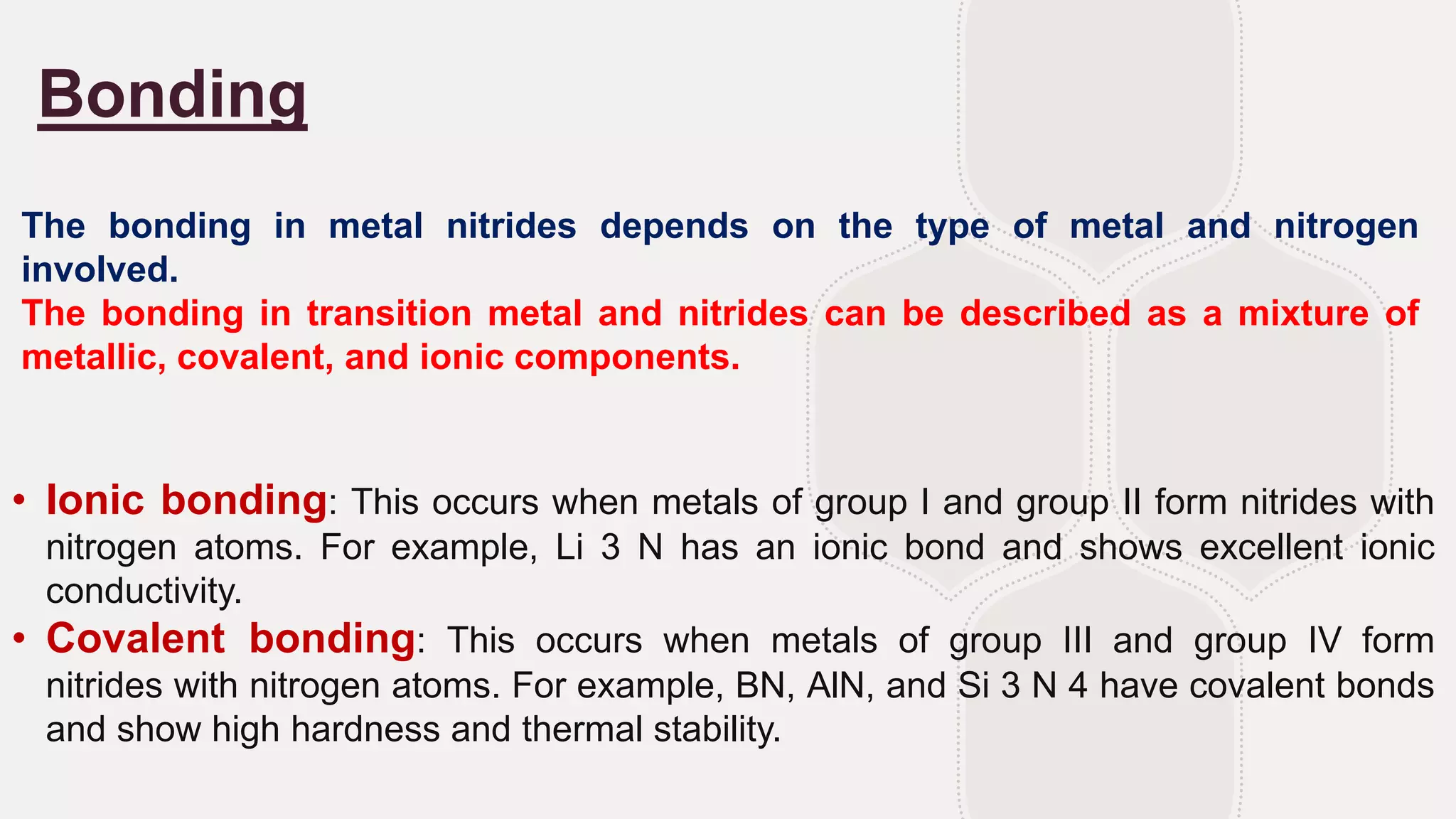 Transition Metal Nitrides(TMNs), Transition Metal Oxides, Transition ...