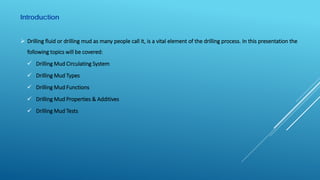 Presentation 5 drilling mud | PDF